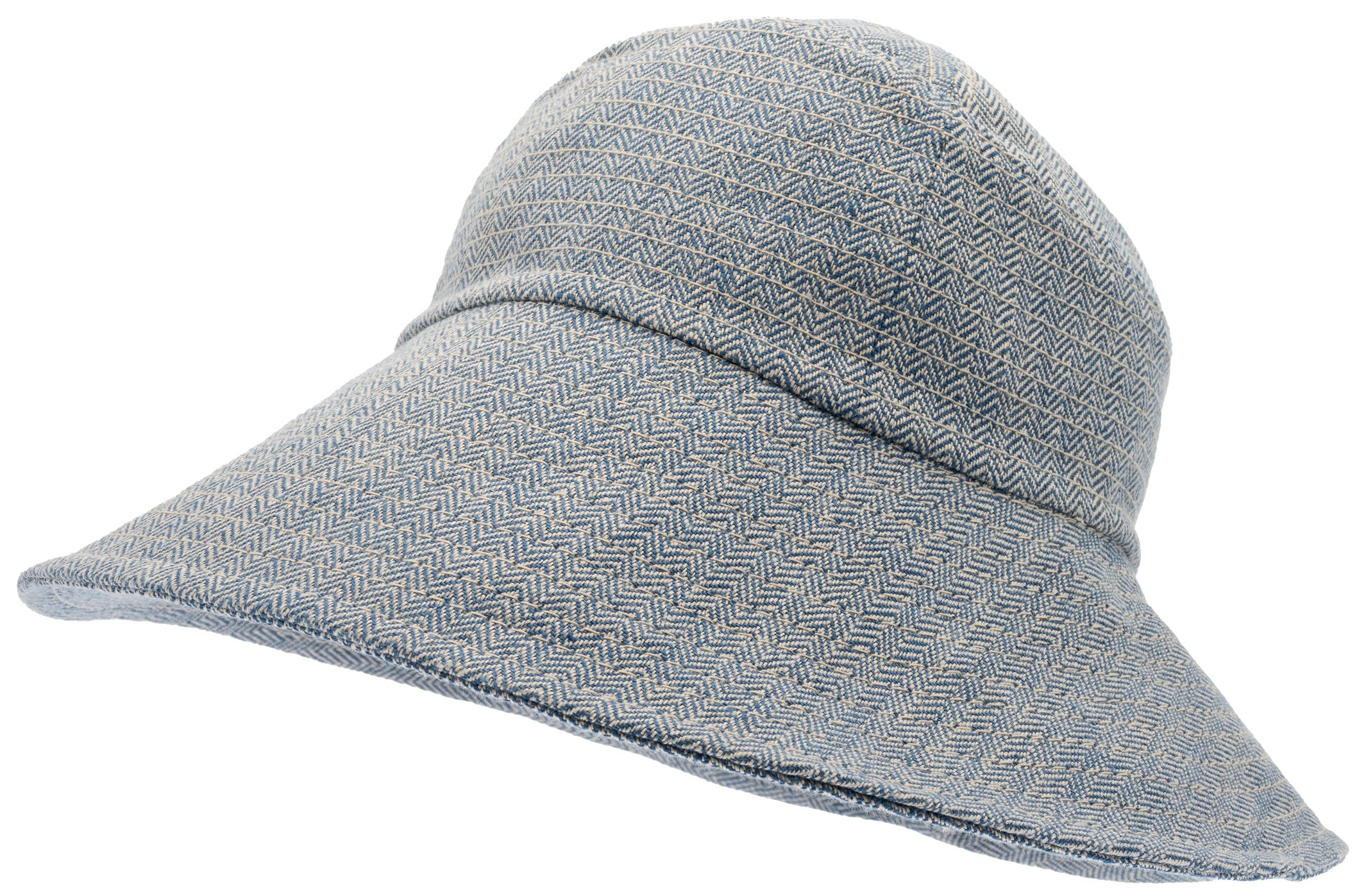 Elsie Växbo Lin Rödven Blue - Slokhatt i linne, Sommarhatt Dam – CTH ...